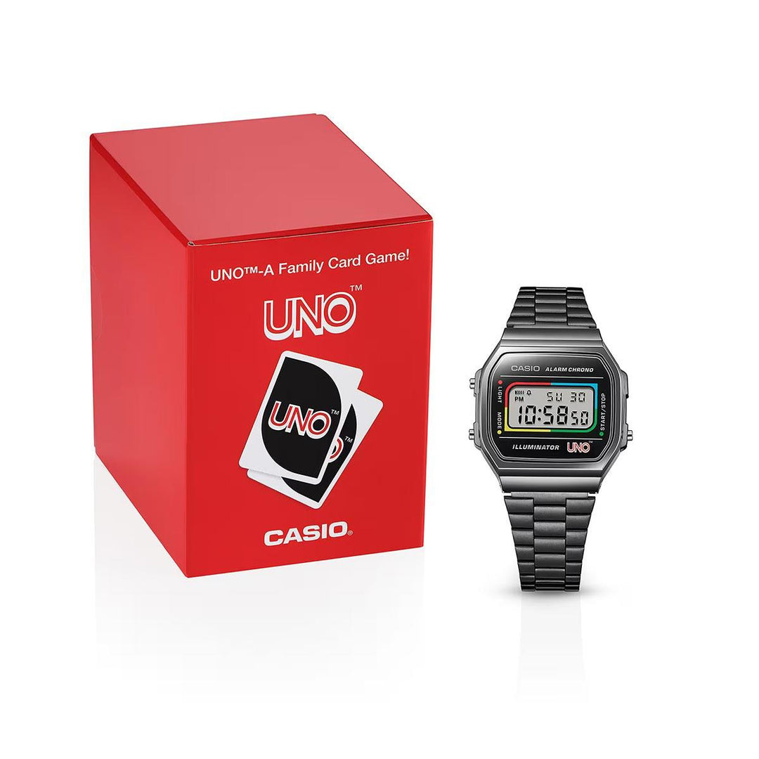 Casio x UNO Limited Edition A168WEUC-1A