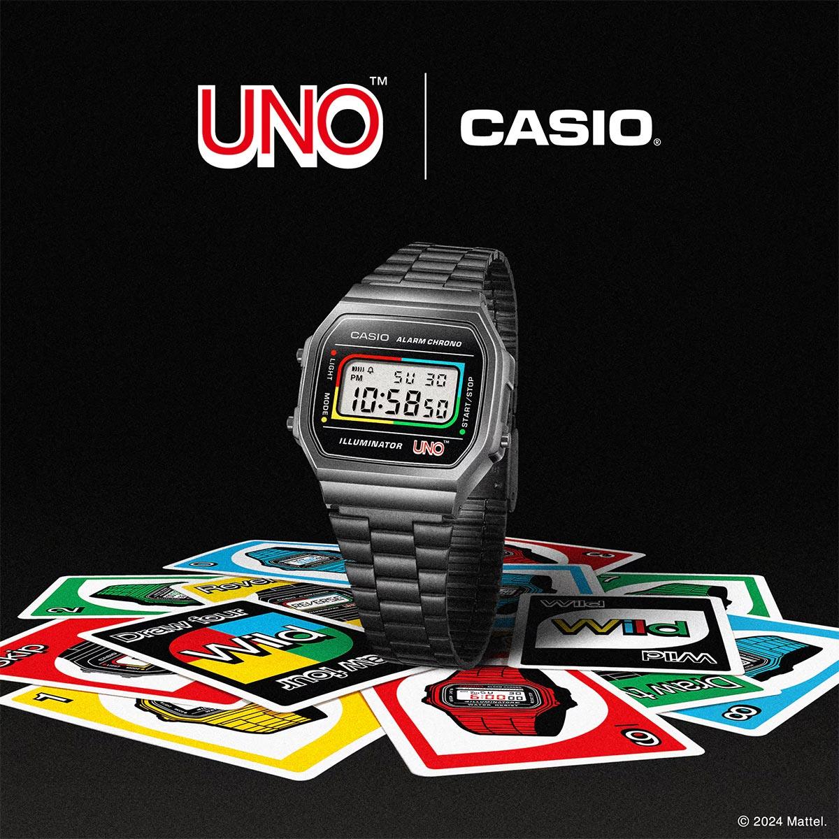 Casio x UNO Limited Edition A168WEUC-1A