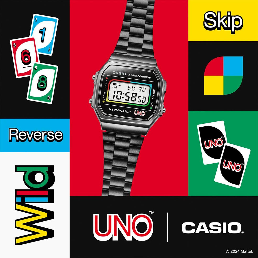 Casio x UNO Limited Edition A168WEUC-1A