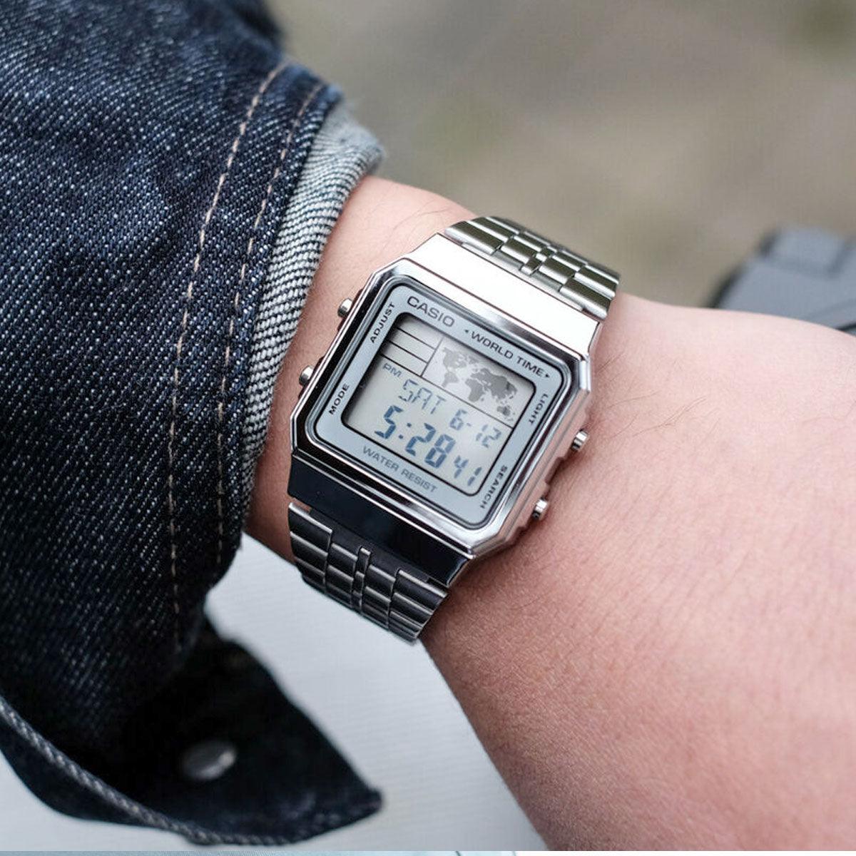 CASIO Vintage World Time Watch A500WA-7