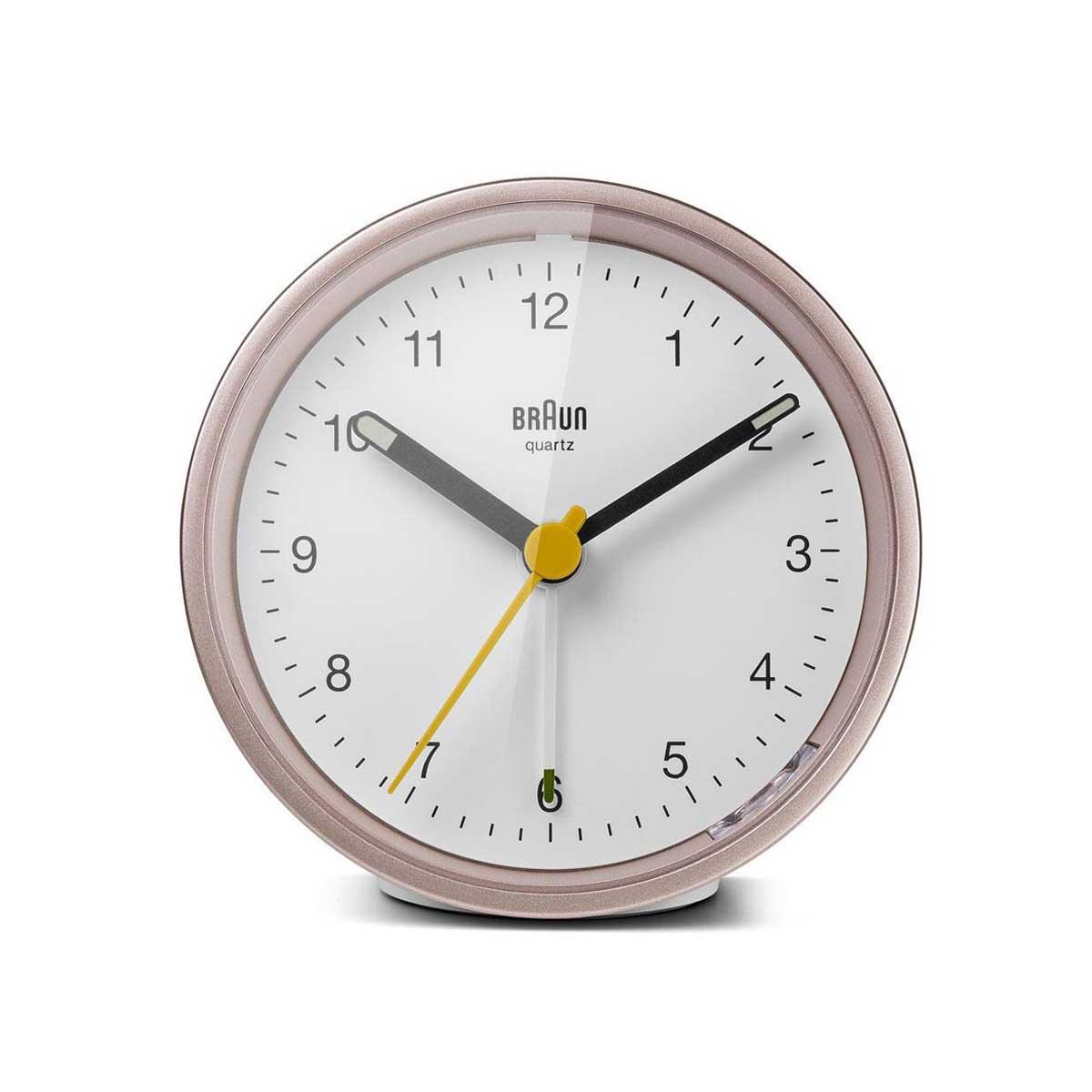 Braun Classic Analogue Alarm Clock BC12PW