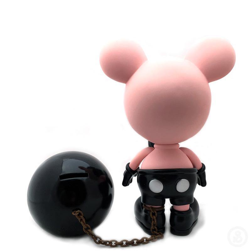 Ron English JPS Bondage Shaved Mouse Mask Murphy & Smiley Grin